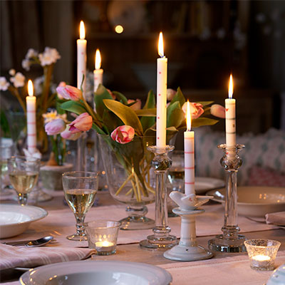 Candles for candlesticks store