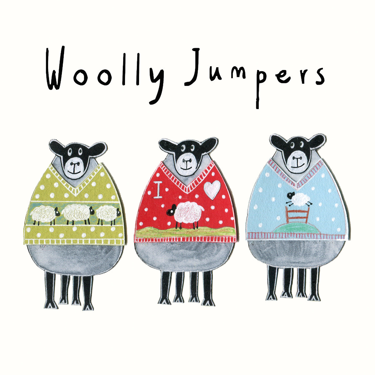Woolly Jumpers Card | Susie Watson Designs