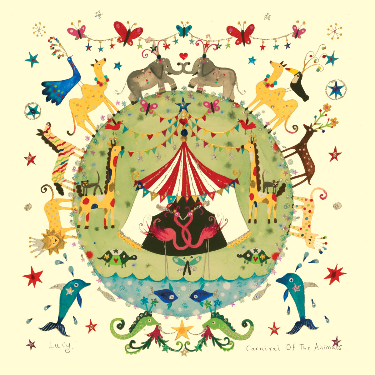 Animal Carnival Mini Print | Susie Watson Designs