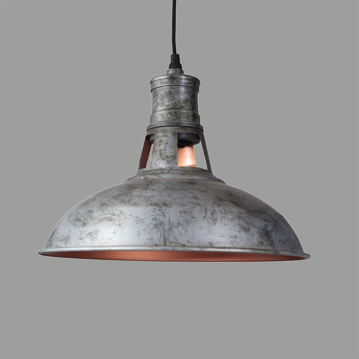 Galvanised Metal Pendant Lamp | Susie Watson Designs
