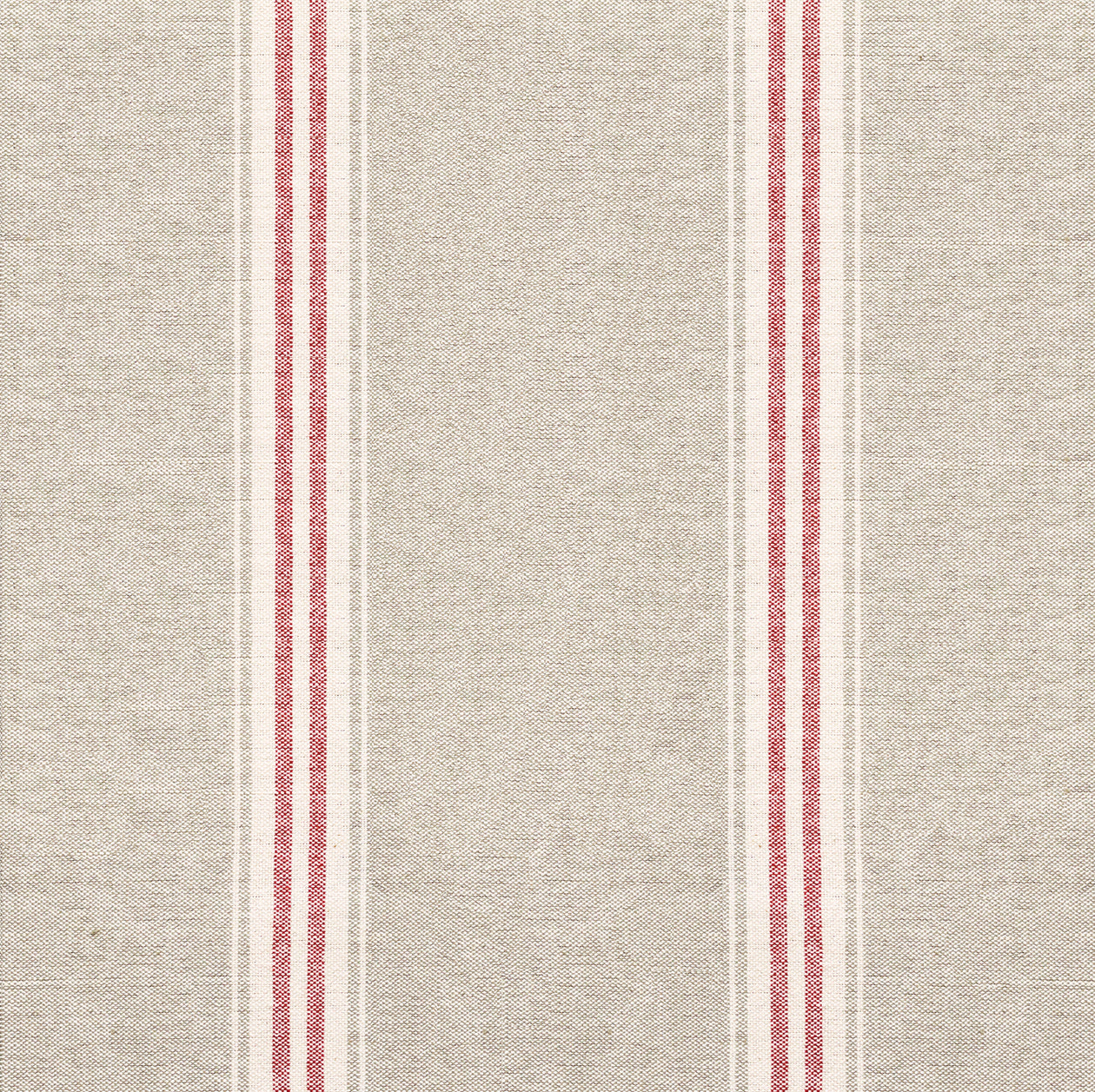 Beech Red Gustavian Stripe Cotton – Double Width - 289L | Susie Watson ...