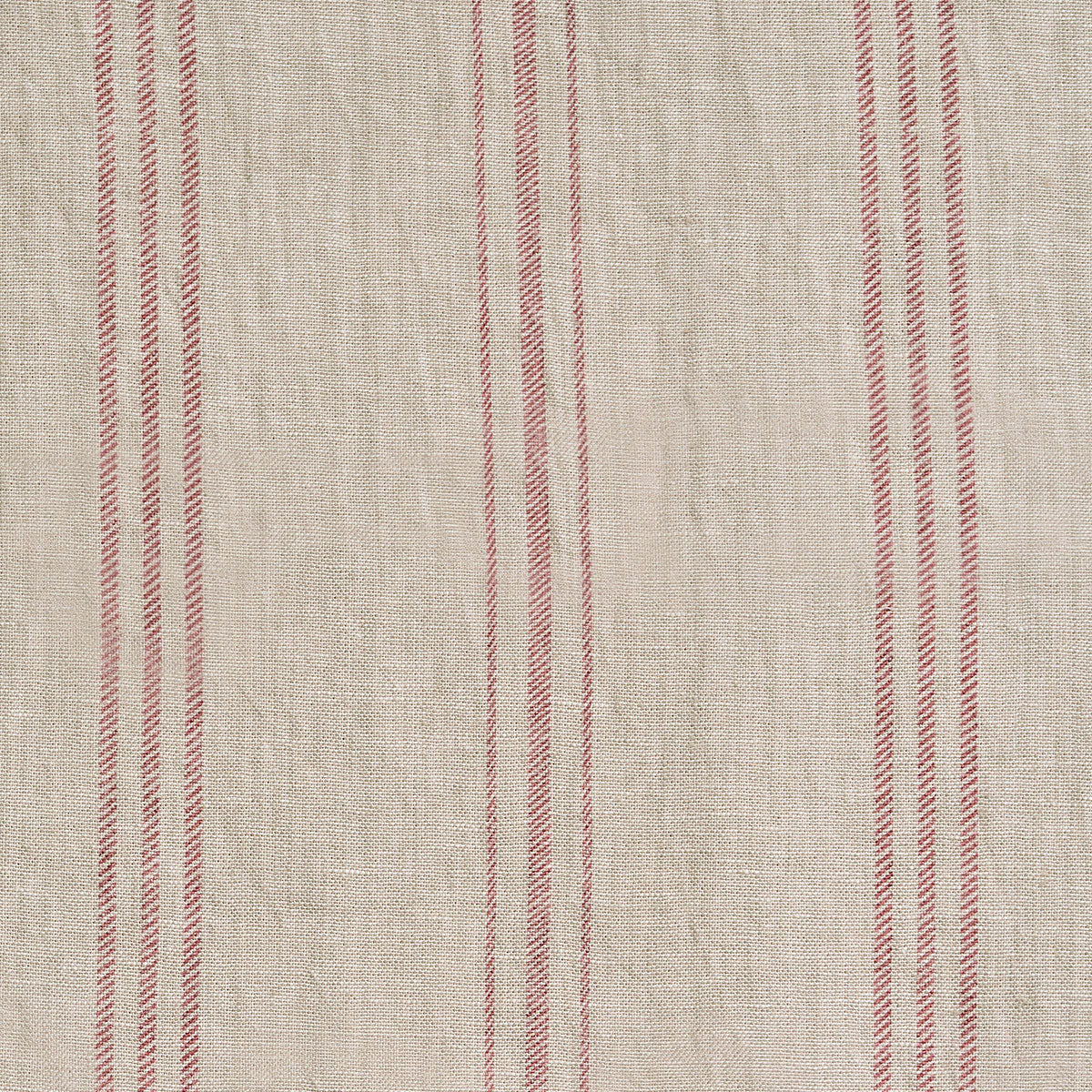 Rose Hartford Stripe on Rustic Linen - Stonewashed Panel (2.7m Approx ...