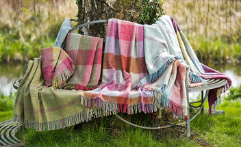 Luxury Unique Colourful Wool Throws Handmade in England – Susie Watson ...