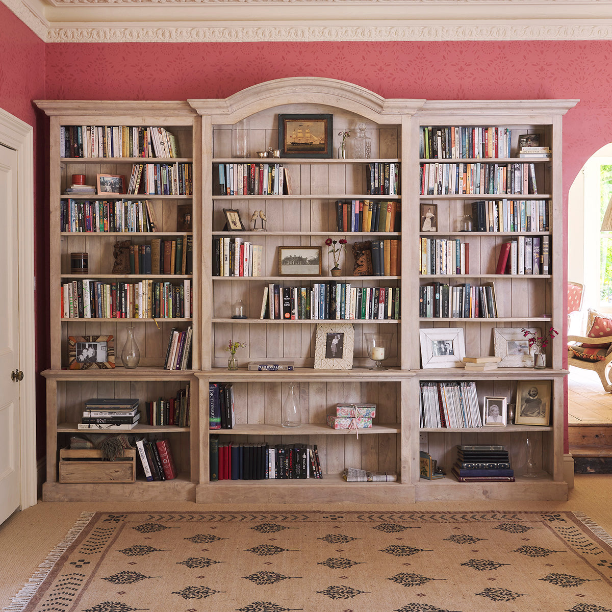 Bespoke Gustavian Bookcase | Susie Watson Designs