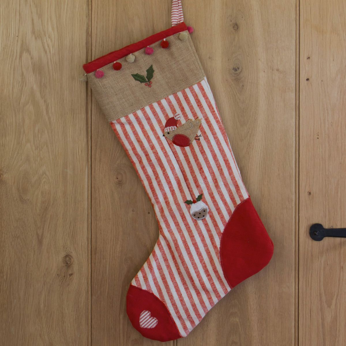 Robin & Pudding Christmas Stocking – Susie Watson Designs