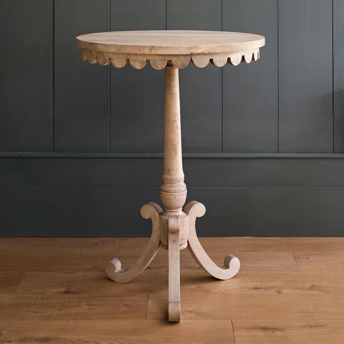 Bistro Table with Scalloped Edge – Susie Watson Designs
