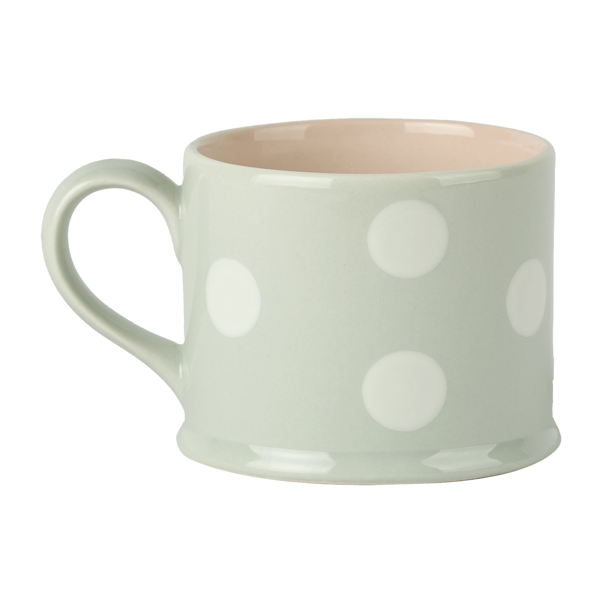 Blue White Spot Straight Mug | Susie Watson Designs