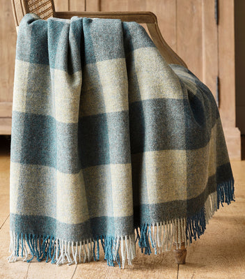 Luxury Unique Colourful Wool Throws Handmade in England – Susie Watson ...