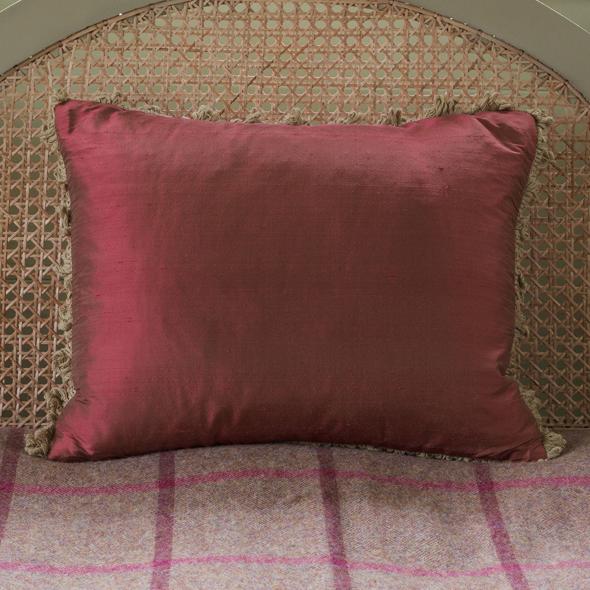 Claret Red Dupion Silk – 152 | Susie Watson Designs