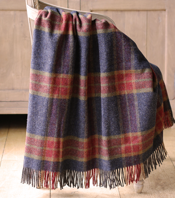 Luxury Unique Colourful Wool Throws Handmade in England – Susie Watson ...