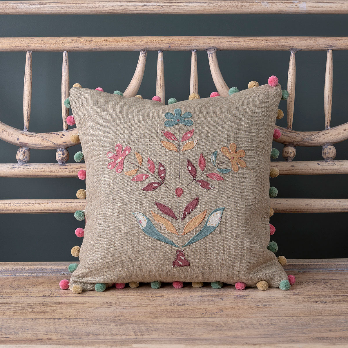 Indian Daisy Linen Cushion | Susie Watson Designs