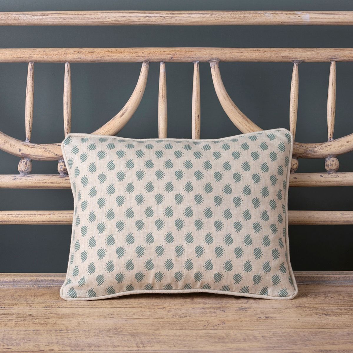 Sail Blue Nina Linen Cushion | Susie Watson Designs