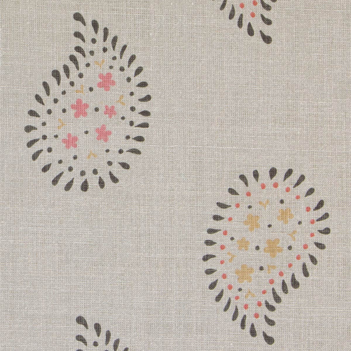 Singular Curtain in Malathi Linen - Charcoal 218cm (W) x 134cm (L ...