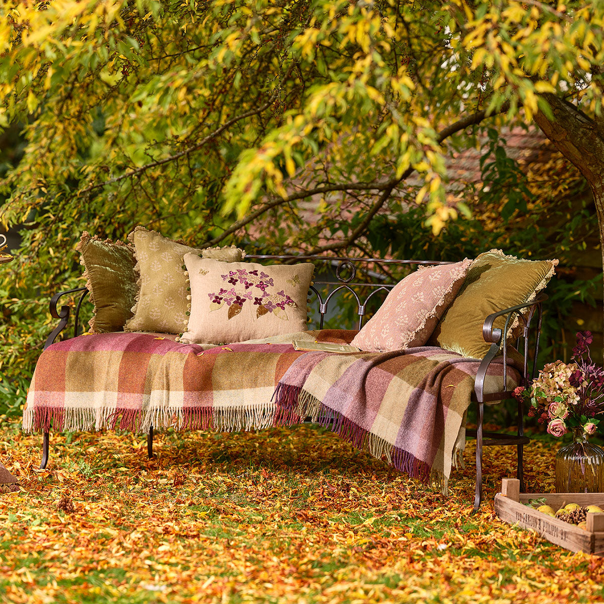 Wrought Iron Garden Bench – Susie Watson Designs