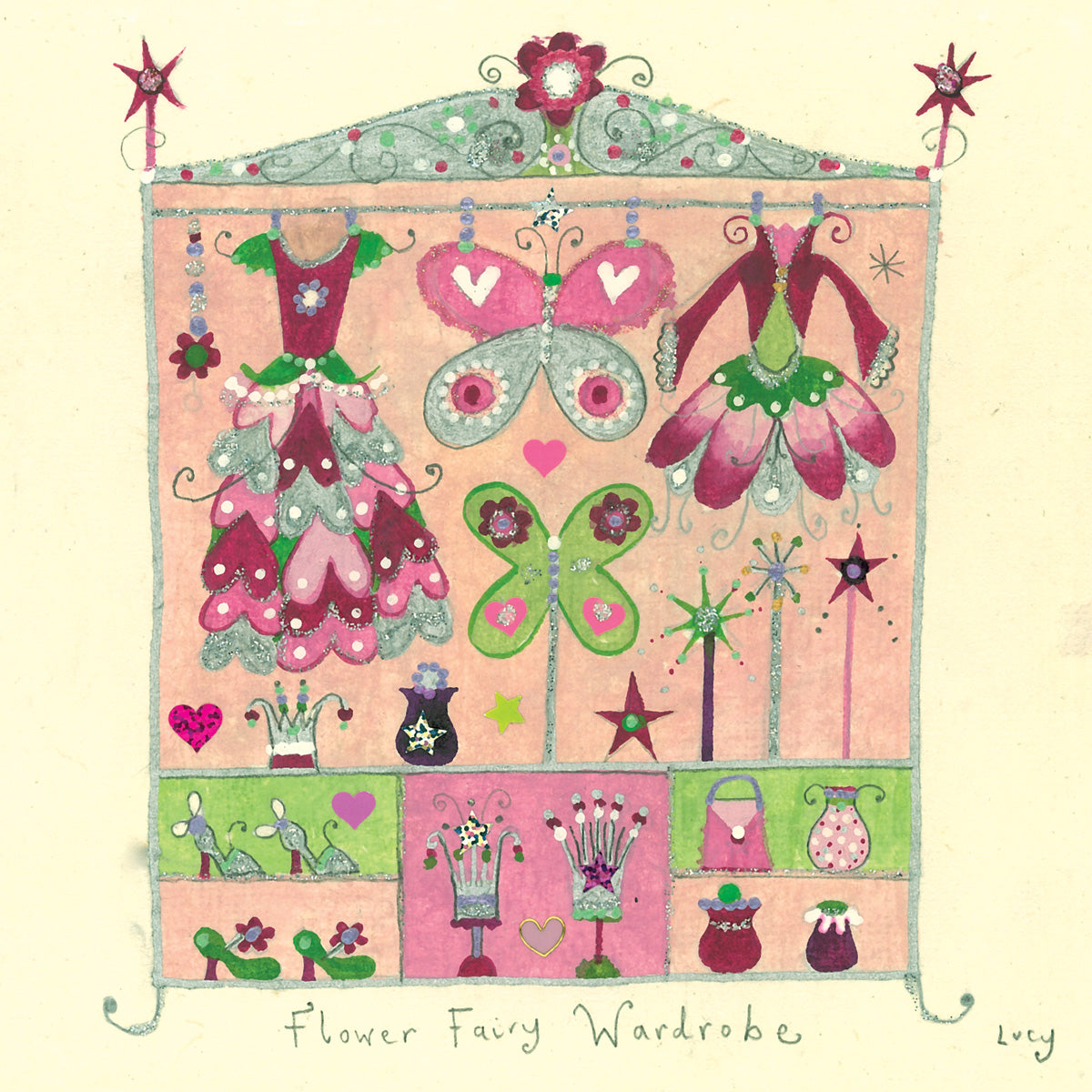 Fairy Wardrobe Card | Susie Watson Designs