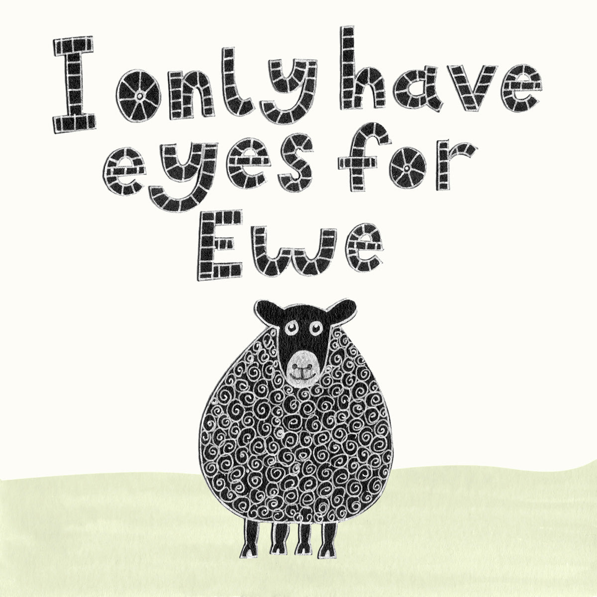 Eyes for Ewe Card | Susie Watson Designs