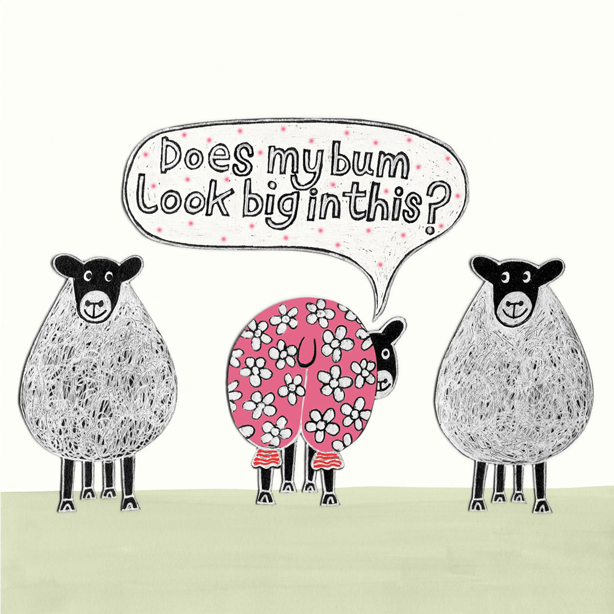 My Bum Card | Susie Watson Designs