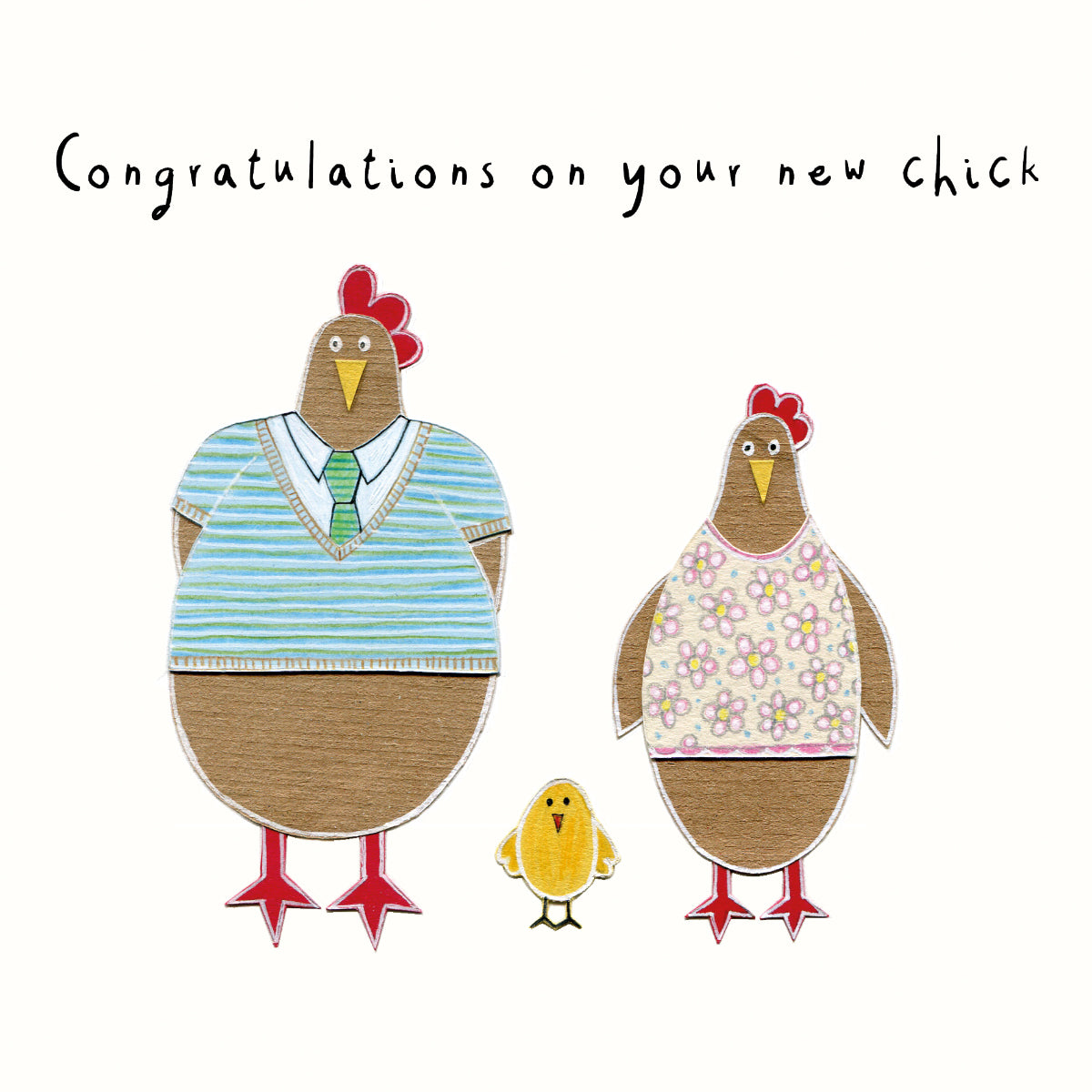 Congratulations on Your New Chick Card | Susie Watson Designs