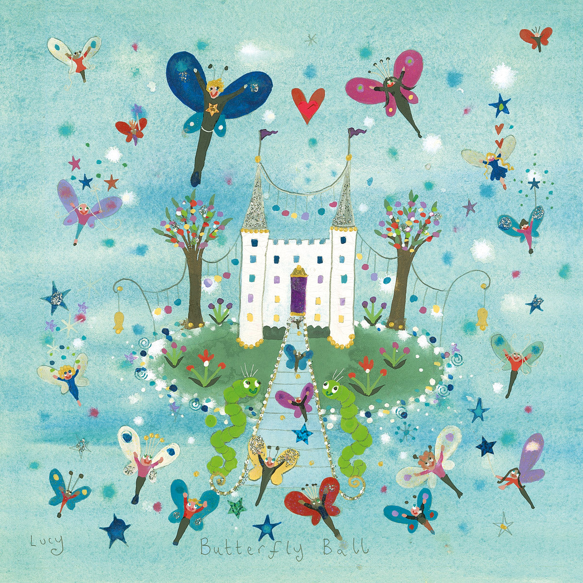 Butterfly Ball Mini Print | Susie Watson Designs
