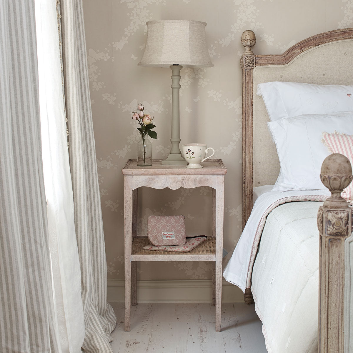 Caned Side Table | Susie Watson Designs