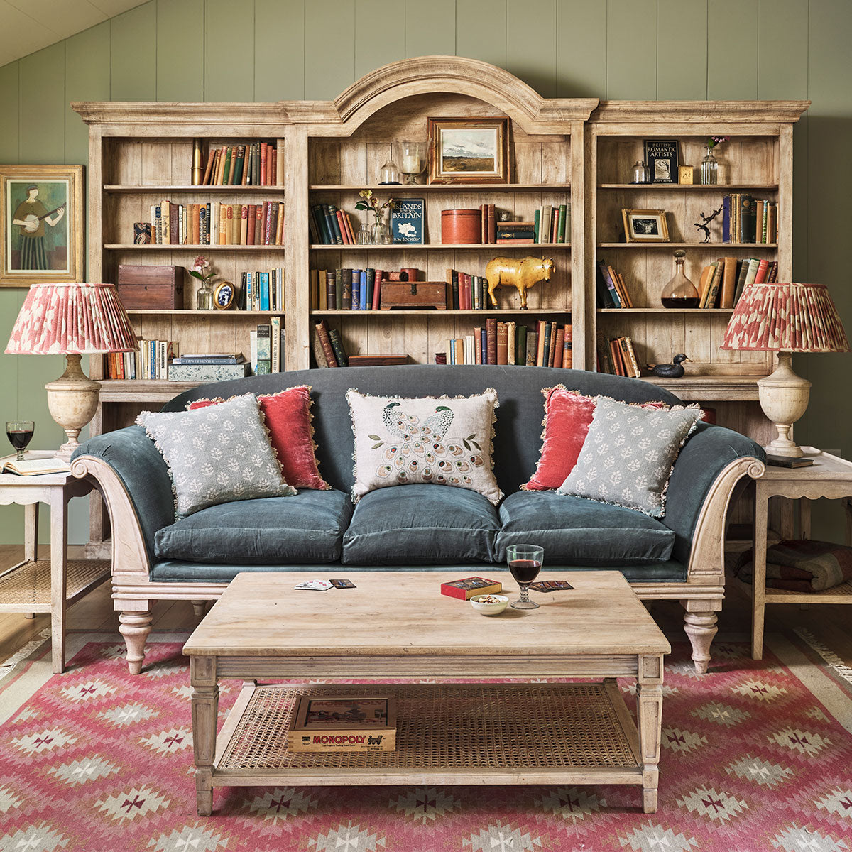 Bespoke Gustavian Bookcase | Susie Watson Designs