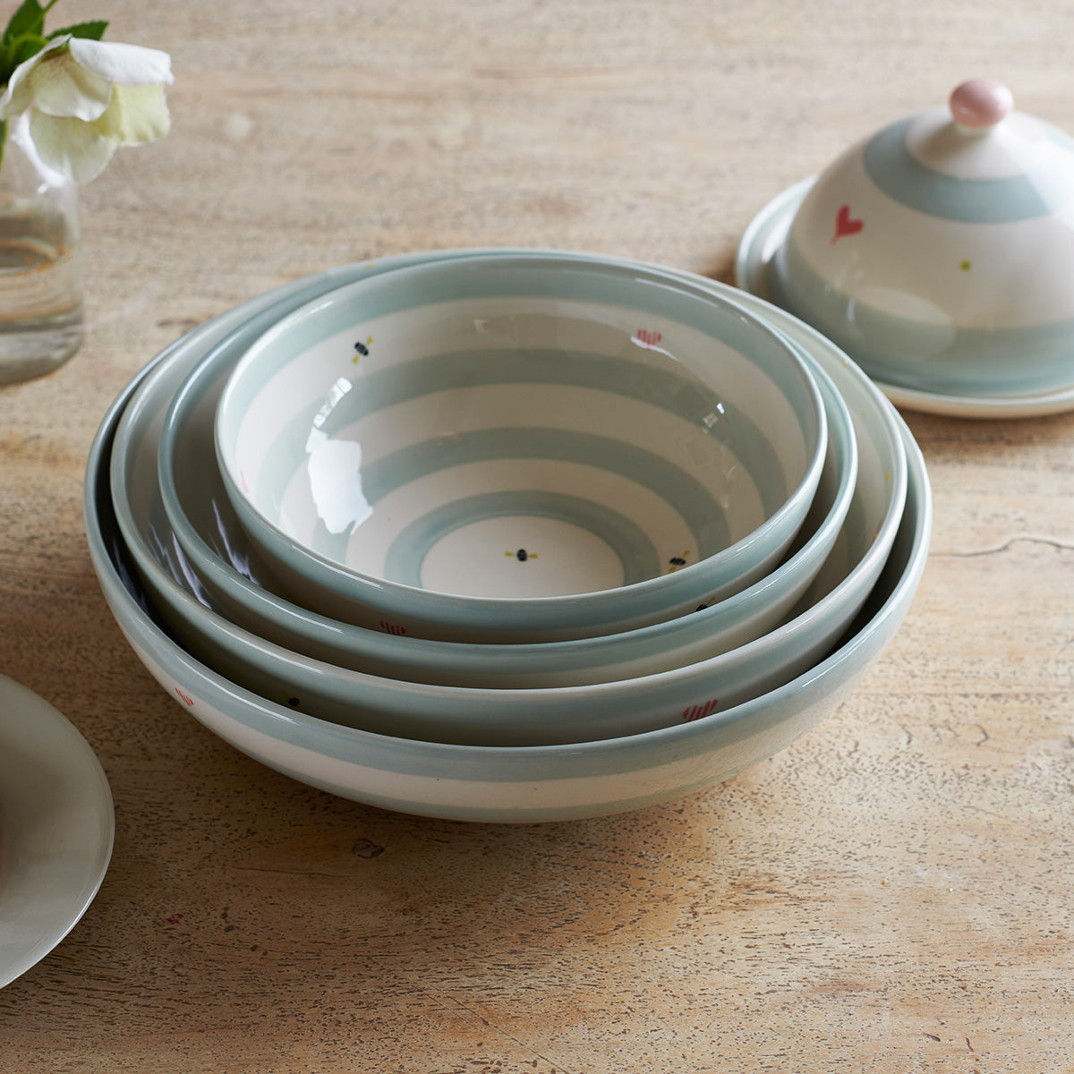 Honey Bees - Oven/Serving Bowl | Susie Watson Designs