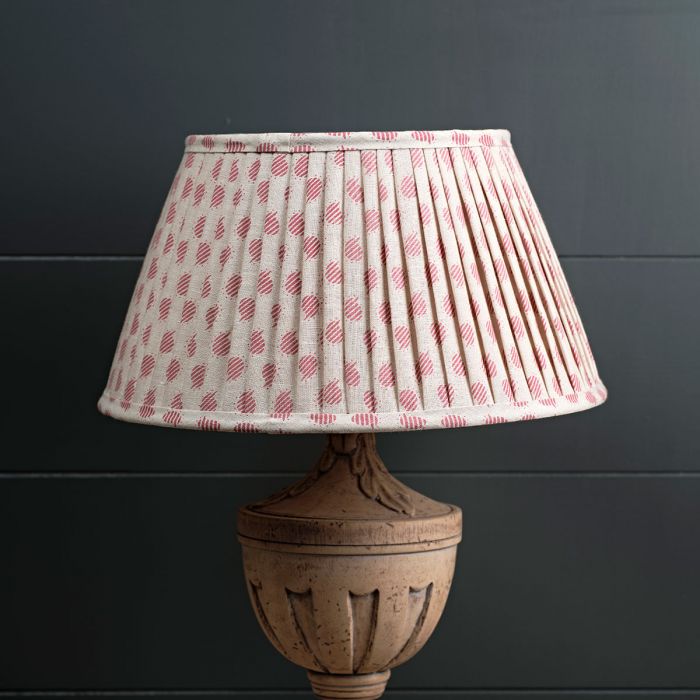 Rose Nina Linen Pleated Linen Lampshade – Susie Watson Designs