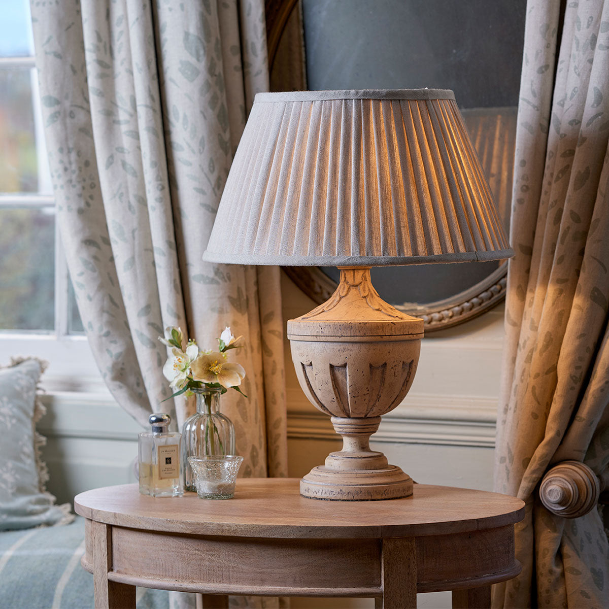 Large Carved Lamp Base | Susie Watson Designs