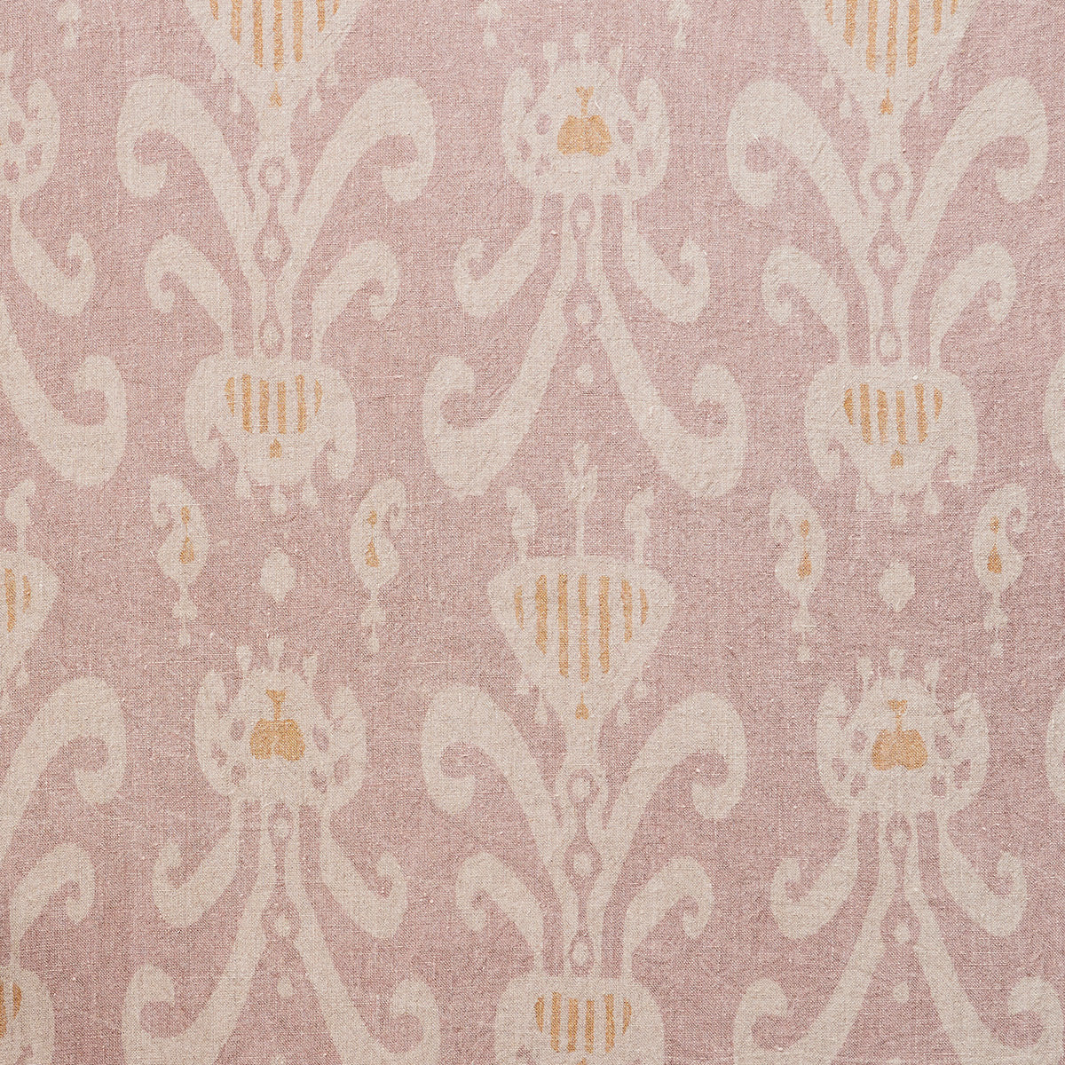 Hand-printed - Dusky Pink Natasha Linen - 359PS 2.7 metre panel | Susie ...