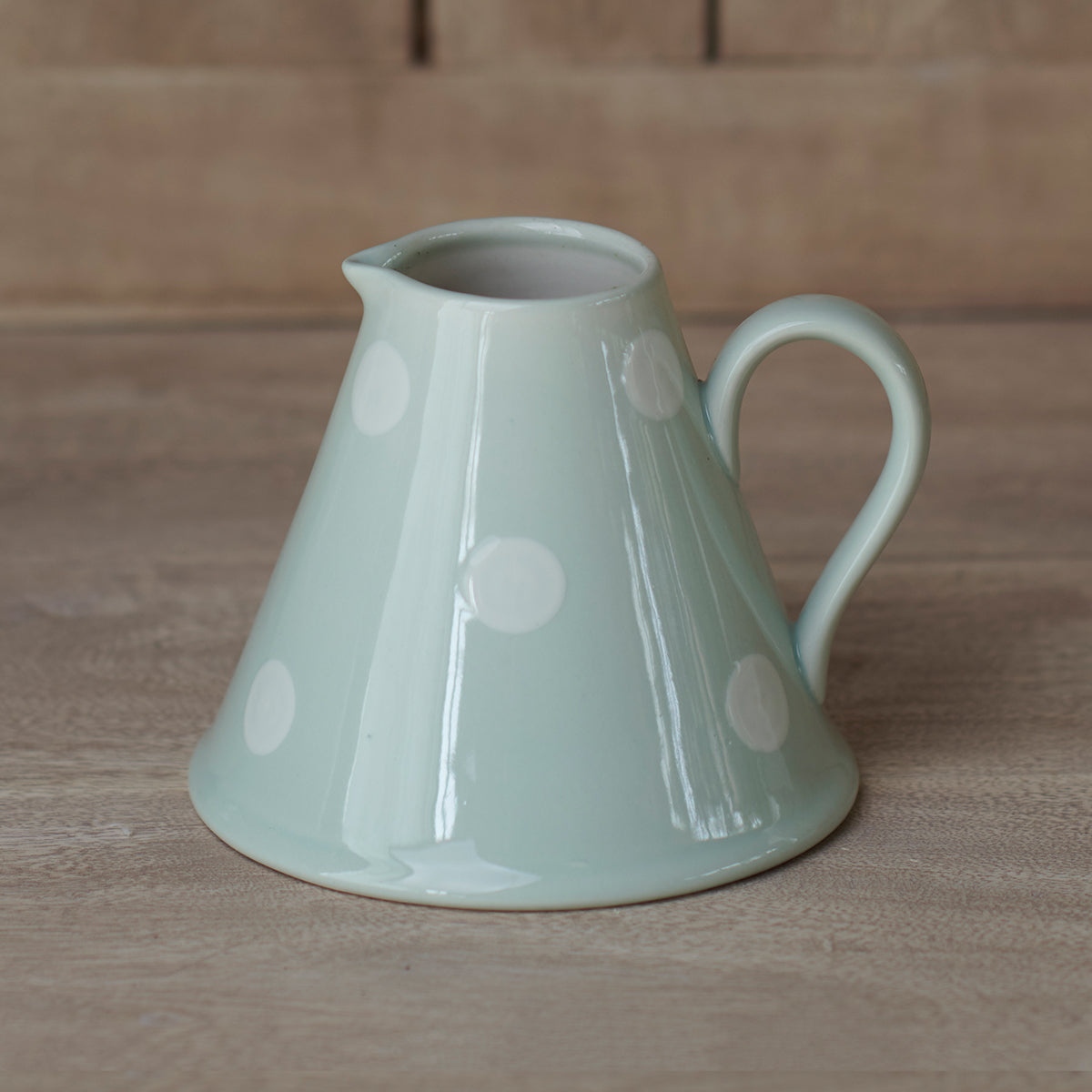 Blue White Spot Baby Pitcher | Susie Watson Designs