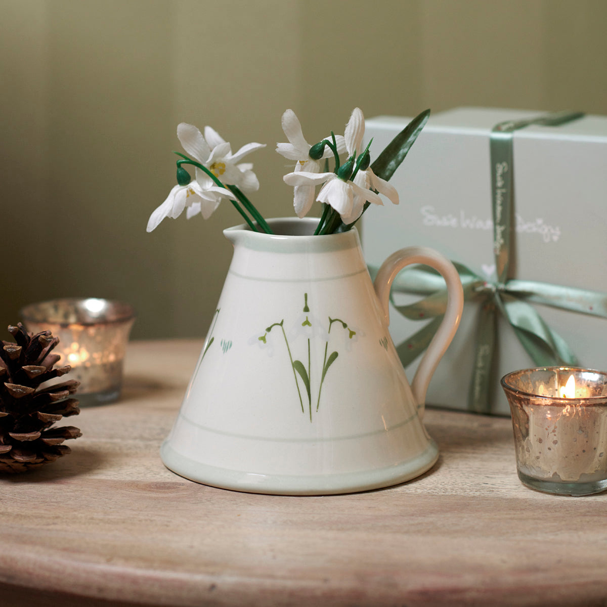 Snowdrop Baby Pitcher | Susie Watson Designs
