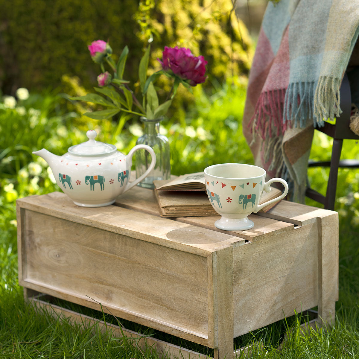 Indian Wedding Round Teapot | Susie Watson Designs