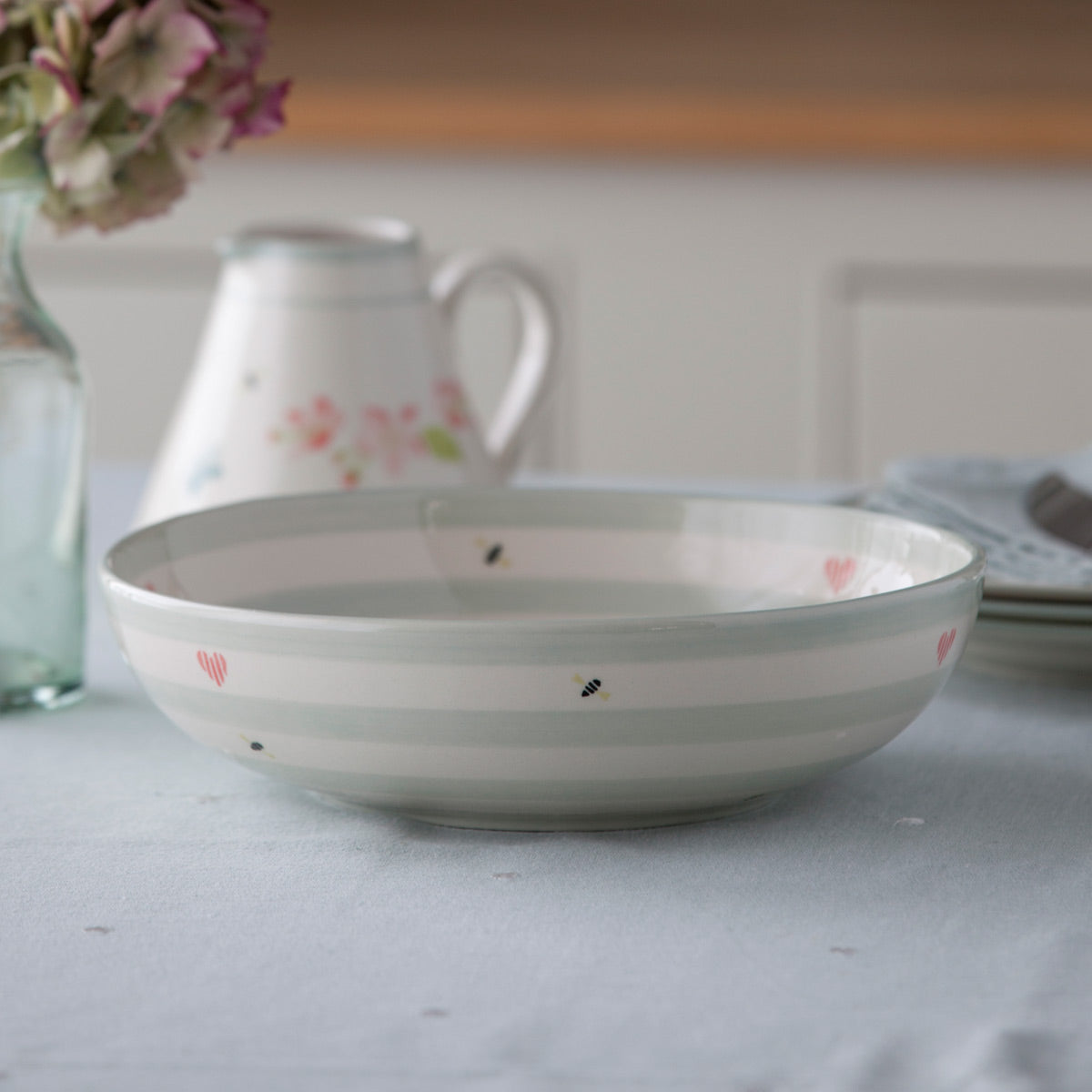 Honey Bees - Oven/Serving Bowl | Susie Watson Designs