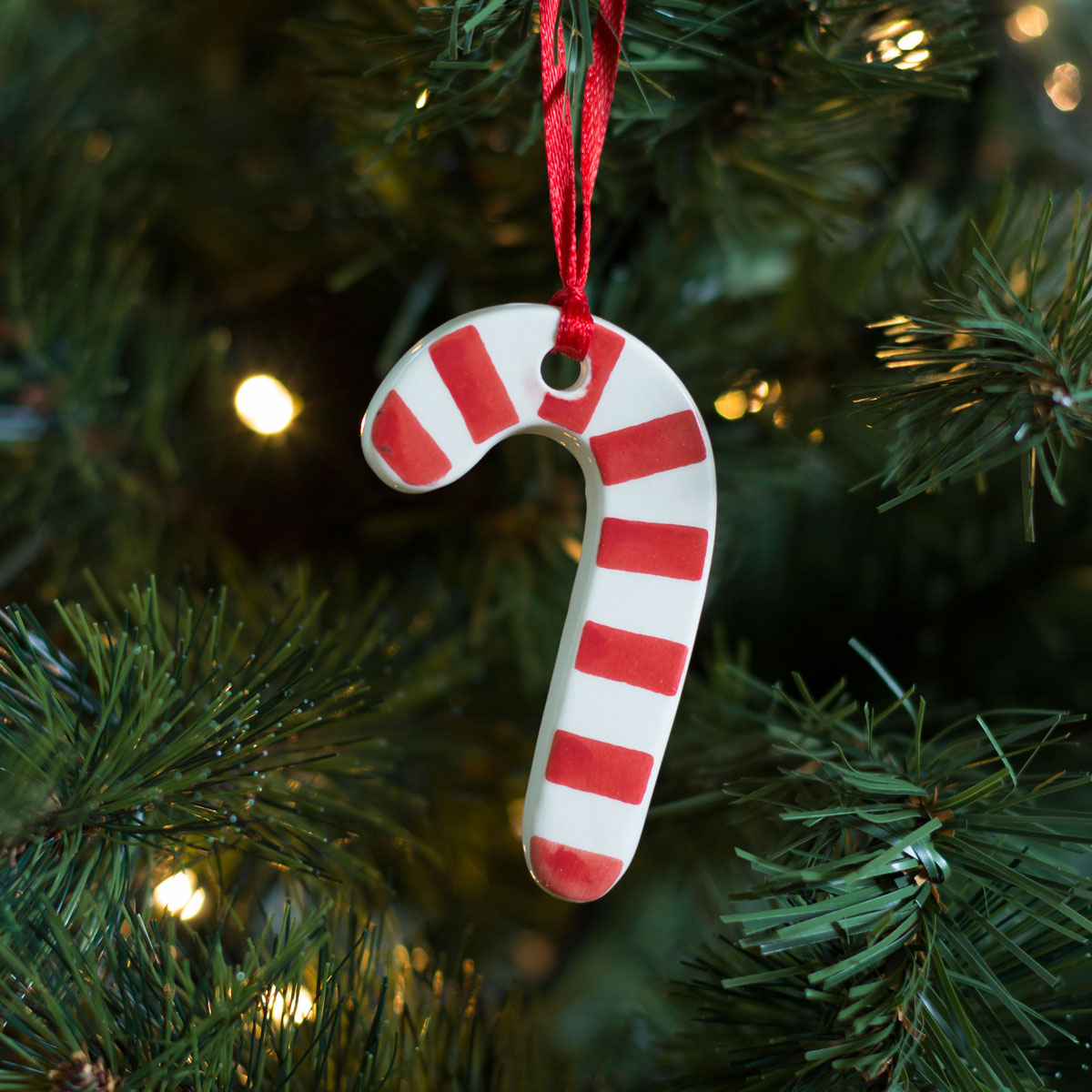 Candy Cane Christmas Decoration Susie Watson Designs
