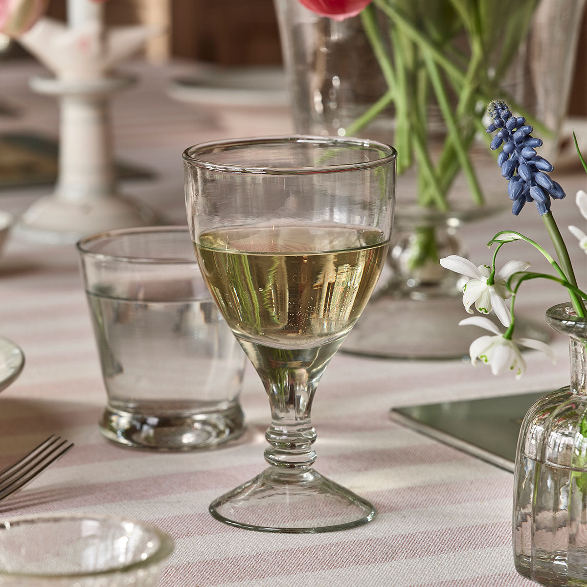 Hand-blown White Wine Glass | Susie Watson Designs