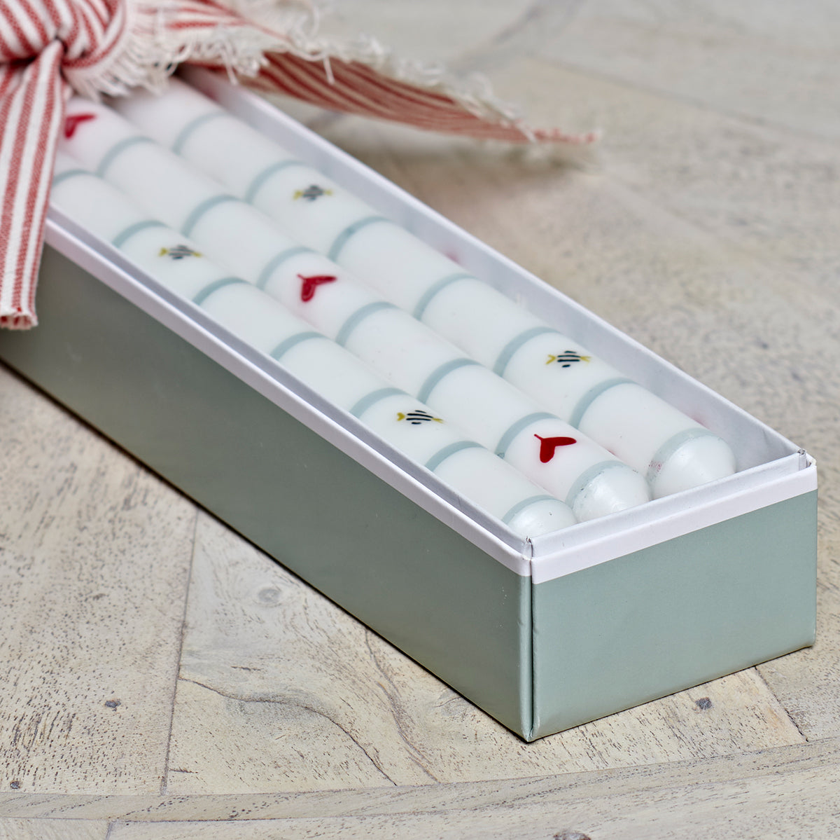 Honey Bees Hand-painted Candle – Susie Watson Designs