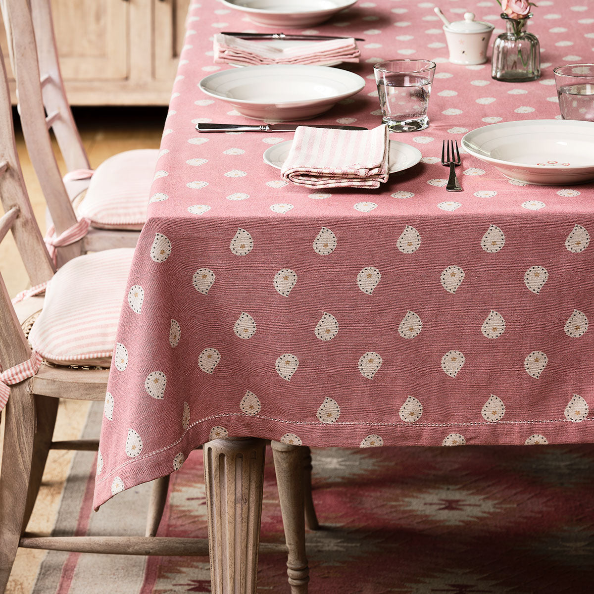 Slight Seconds Rose Mika Tablecloth - Medium – Susie Watson Designs